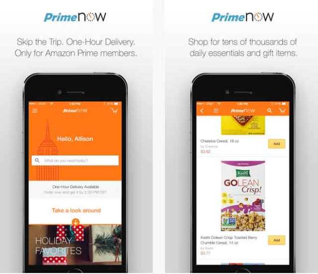 Prime Now: Μέσα σε 60 λεπτά θα παραδίδει τις παραγγελίες η Amazon ...